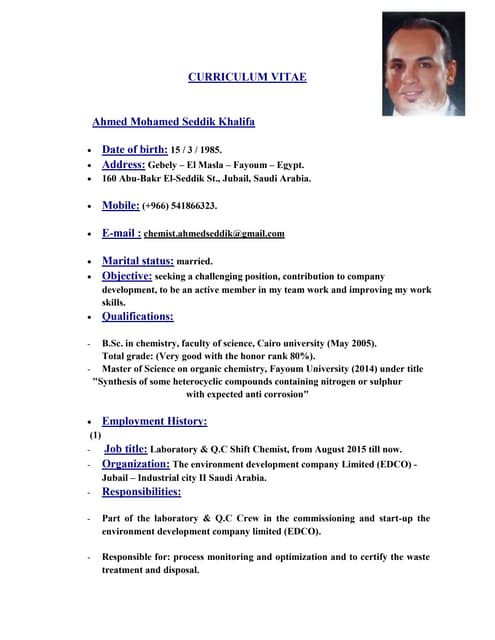 Bertrand CV | DOCX | Chemistry | Science