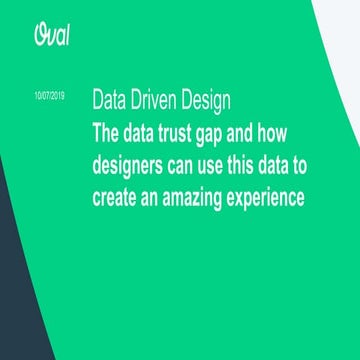 Data Driven Design | PDF