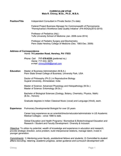 Ahmad Kamal Mohammed - CV | PPT