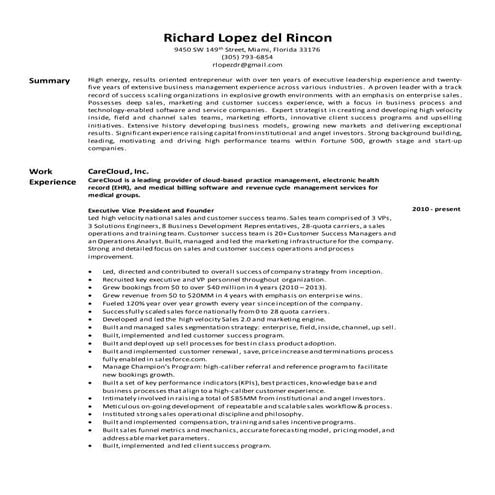 Richard Lopez del Rincon Resume | DOCX