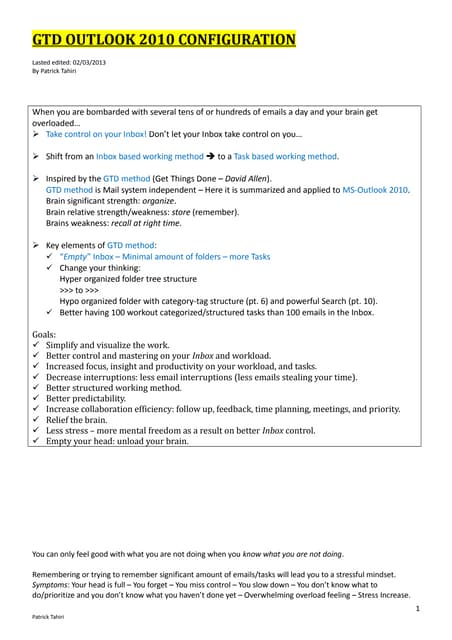 Introduction to Microsoft Outlook | PDF