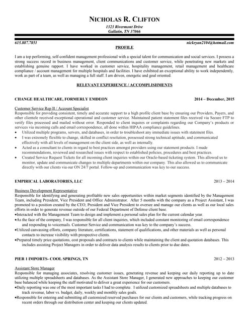 2016 prfessional resume | DOCX