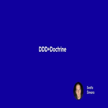 DDD + Doctrine | PPT