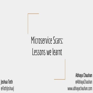 [DDD] Microservice scars | PDF