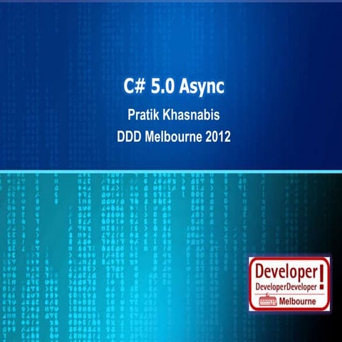 Async Programming In C 5 Ppt
