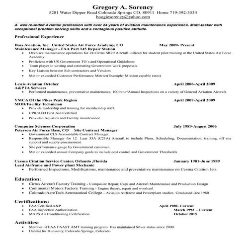 Resume | PDF