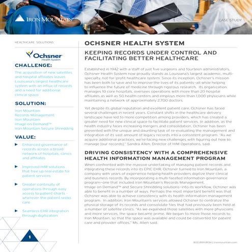 Ochsner Health System | PDF