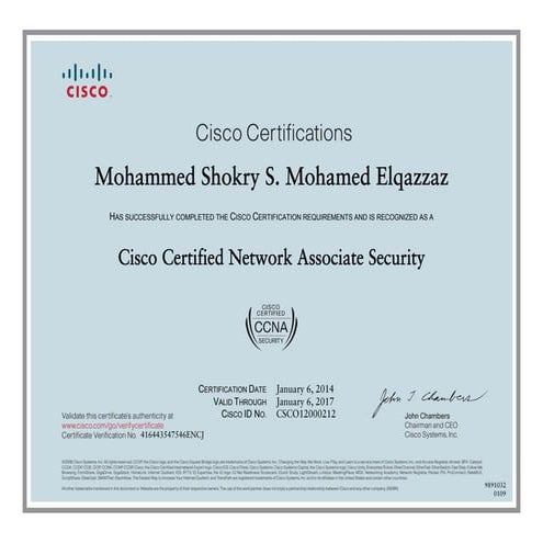 CCNA Security | PDF | Technology & Computing