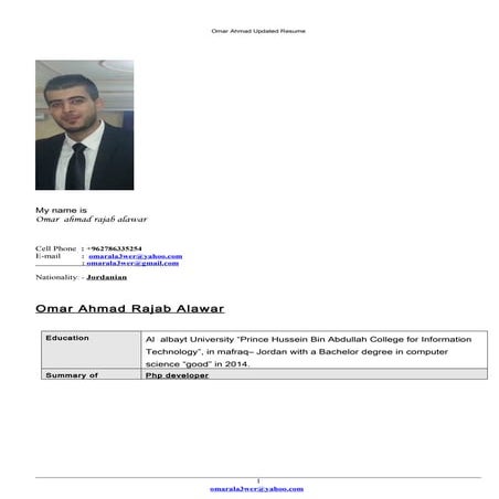 omar_alawar(CV(PHP)) | DOC