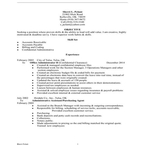 slp resume 3 | PDF