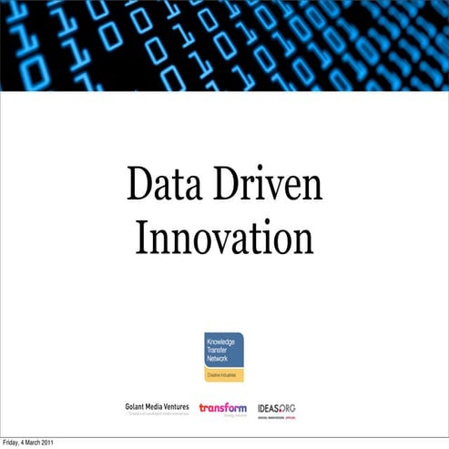 Data Driven Innovation | PDF