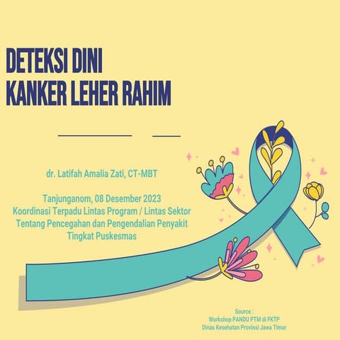 Leaflet kanker leher rahim | DOC
