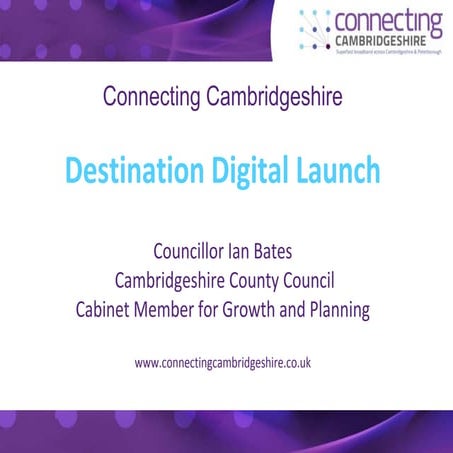 Destination Digital launch presentation | PPTX