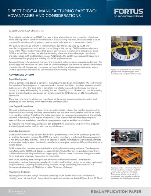 Stratasys Customer Story - Genesis | PDF