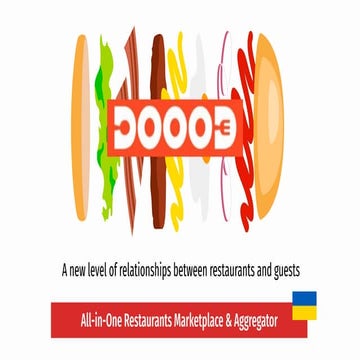DOOOD app - pitch: all in one Restaurants Marketplace & Agreggator | PPT