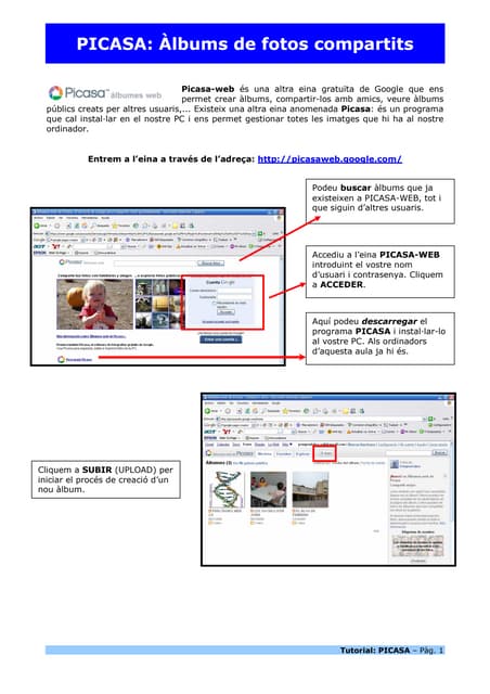 Tutorial picasa | PDF