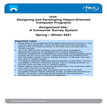 Ddoocp assignment qp spring winter 2021 final | PDF