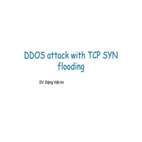 Ddos attack with_tcp_syn_flooding | PDF