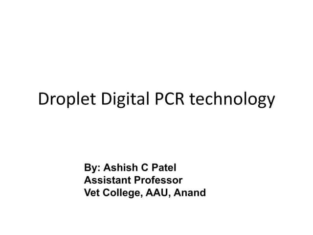 Digital PCR.pptx | Chemistry | Science