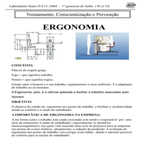 Trabalho pós ergonomia aplicação da ferramenta ocra em análise ...