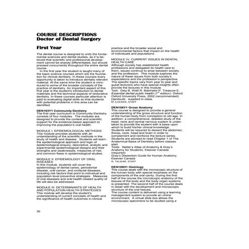 DDS courses 09-10 | PDF