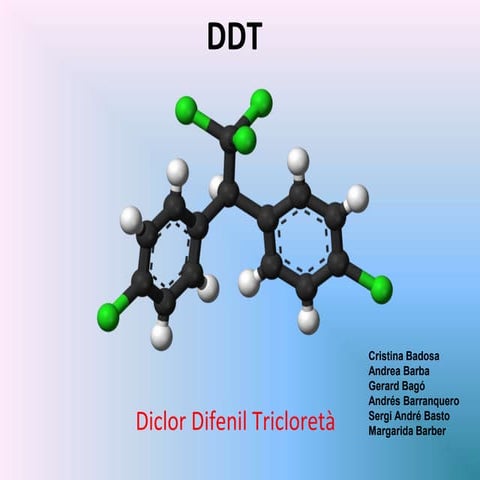 Contaminació amb DDT | PPTX