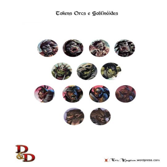 D&d tokens set iv orcs e goblinóides | PDF