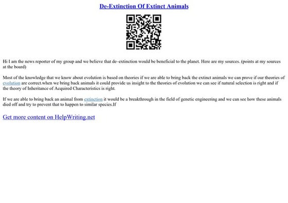 Science Grade 9 species extinction lesson | PPTX