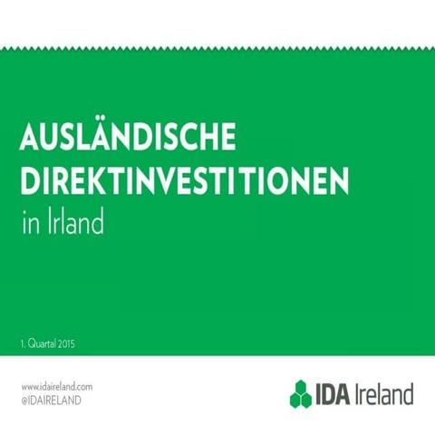 FDI in Ireland Presentation - German Version | PPT