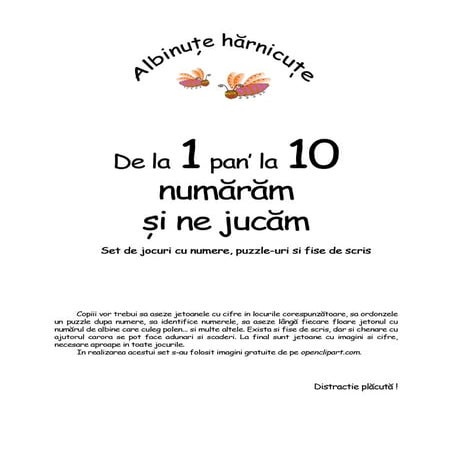 De la-1-pan-la-10-numaram-si-ne-jucam | PDF