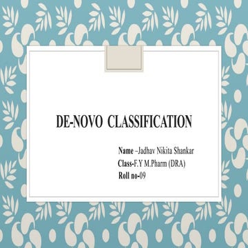 De-Novo Classification.pptx
