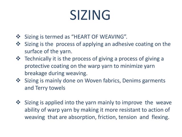 Sizing process | PPTX
