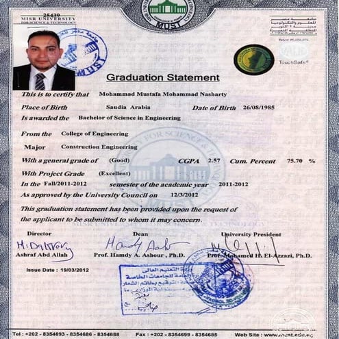 BSc Certificate | PDF