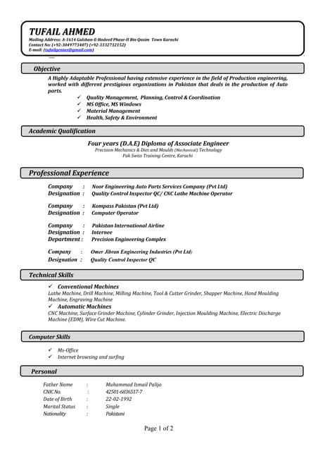 RESUME | PDF