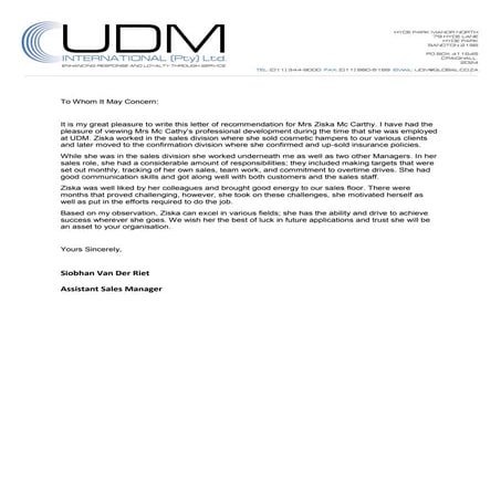 UDM Recommendation | PDF