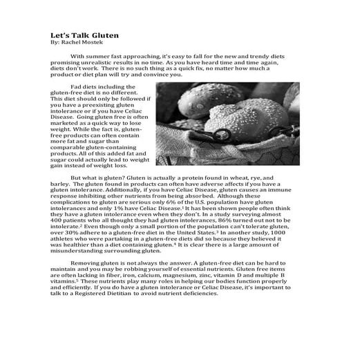 Let’s Talk Gluten | DOCX