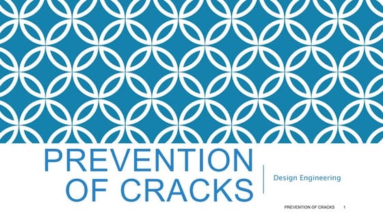 Crack repair techniques | PPTX | Needlework | Arts and Crafts