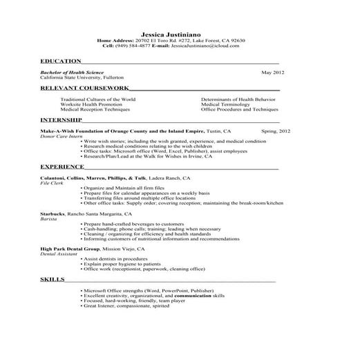 Melinda Craig's resume (updated 3-11-16) | DOCX