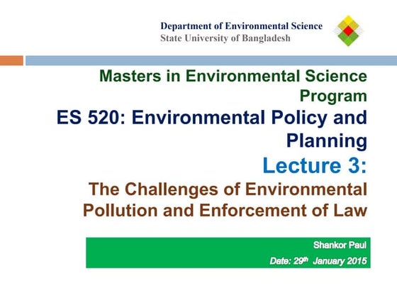 Chapter 08 The Environmental Laws | PDF