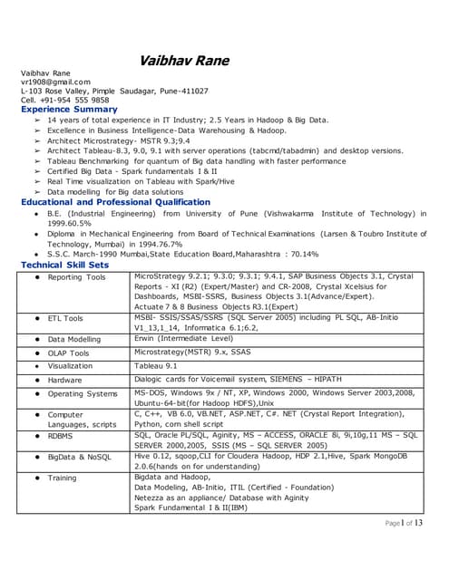 Snowflake Resumes.pptx | Databases | Computer Software and Applications