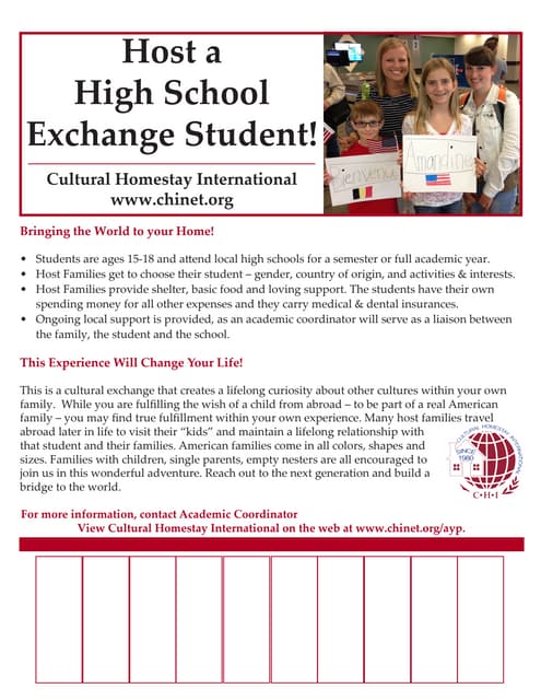 EF Exchange Year | PDF