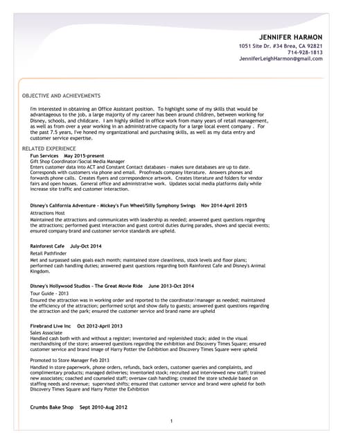 DENISE RIOS Resume 2016 | DOCX