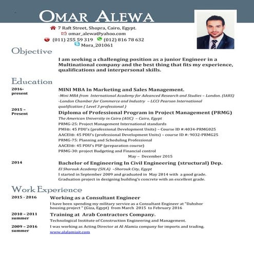 omar cv 7.5 | PDF