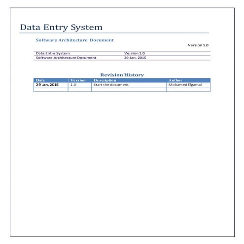 Data Entry System | DOCX | Email | Internet
