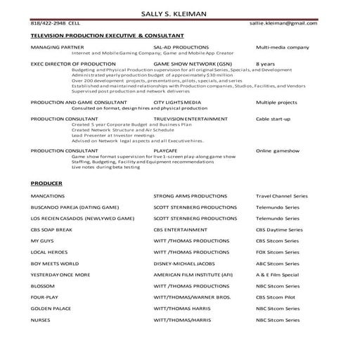 CURRENT COMPLETE 2016 RESUME -TV-FILM | DOCX