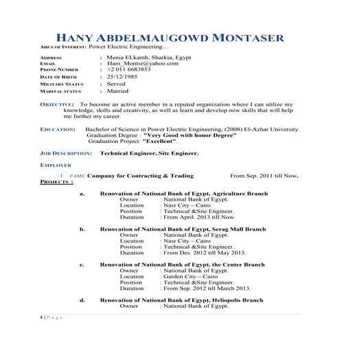 Jr. Civil Engineer Portfolio | PDF