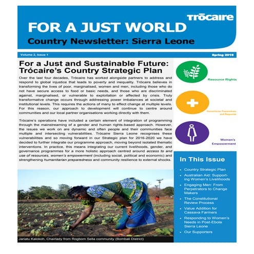 Trocaire Newsletter Spring 2016 | PDF