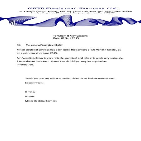 MITIM reference Venelin Nikolov | PDF