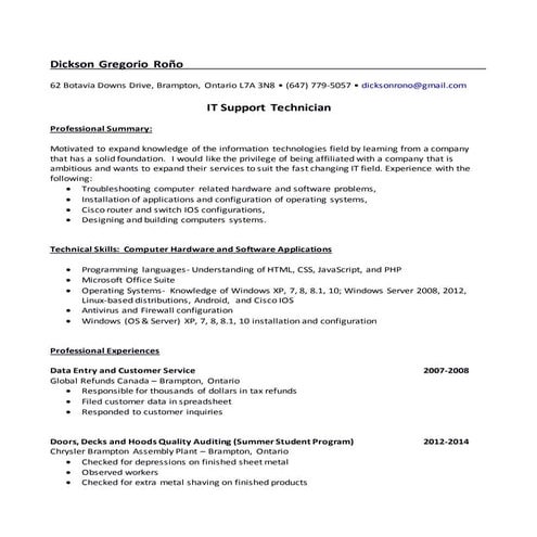Resume | PDF