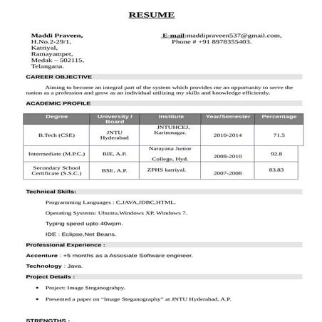 Resume-accy | PDF